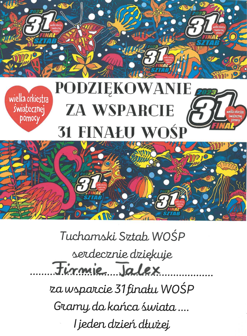 Talex | 31. FINAŁ WOŚP